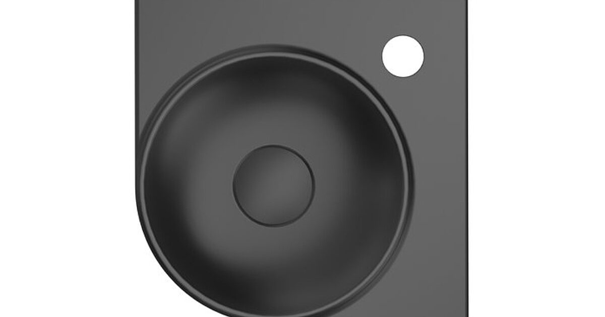 Davoli 280mm Wall Hung Basin, Support Arm and Waste