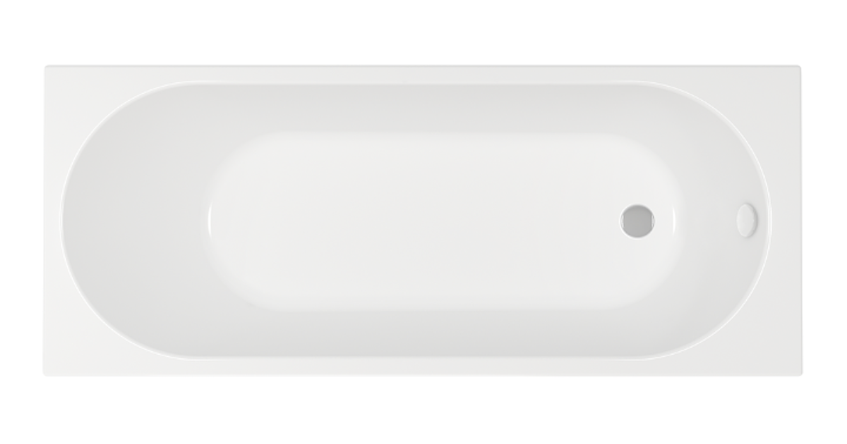 Angelo Premium Slim Round Single Ended Bath