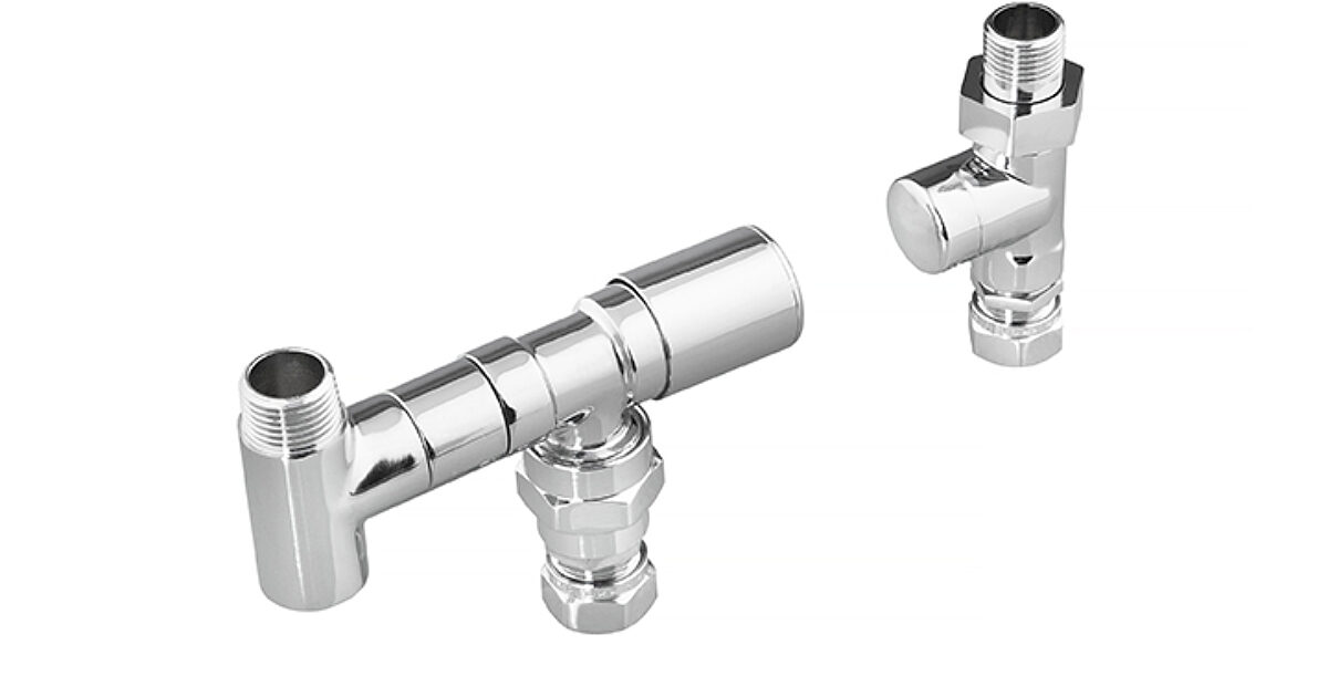 Radiator Dual Fuel Valves – Floor Plumbing Connection